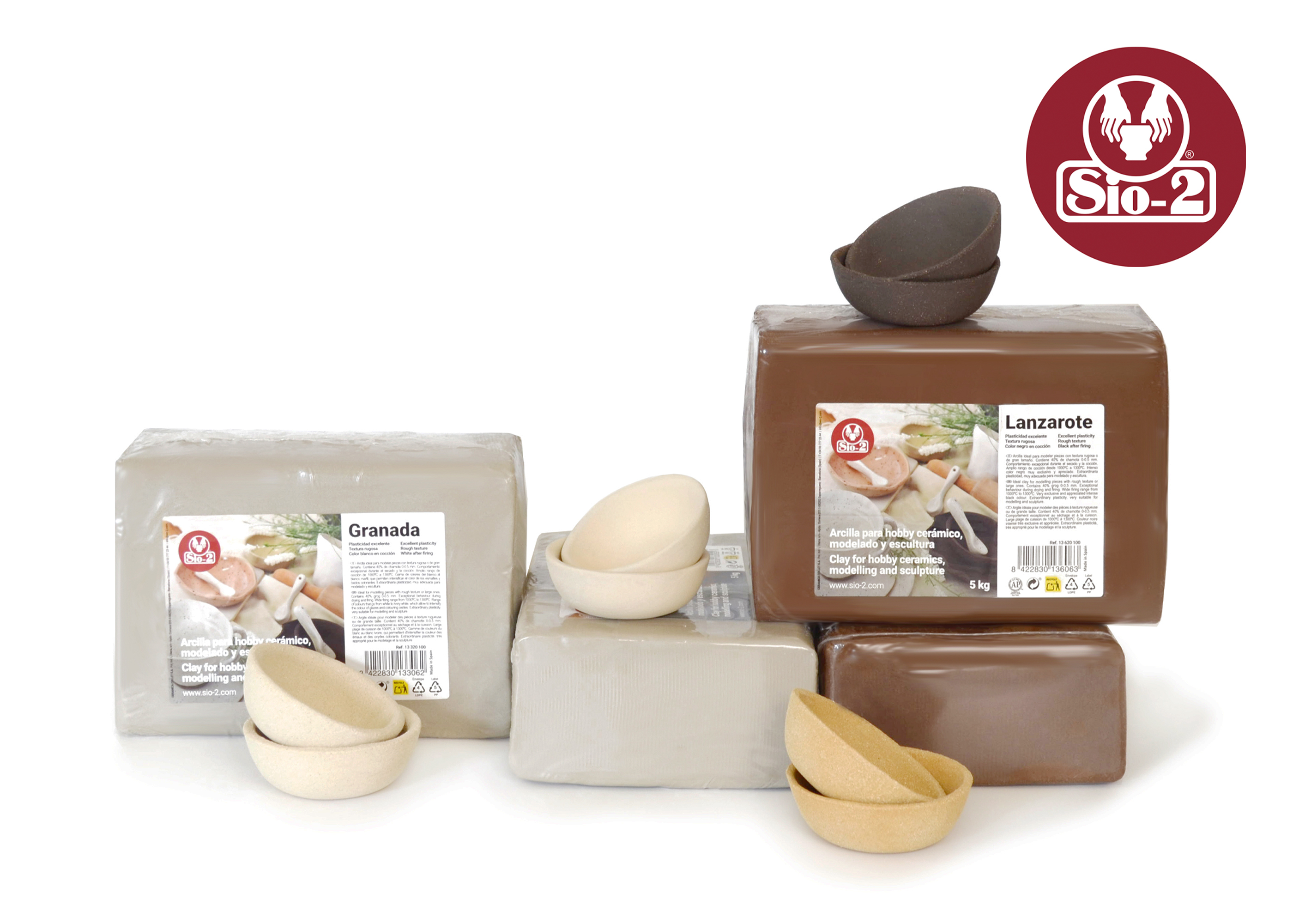SIO-2 Products | Ceramic Clays, Natural Clays and Ceramic Accessories